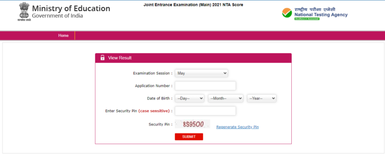 JEE Main Result